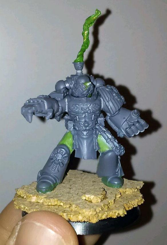 Conversion, Inq28, Space Marines, True-scale - Bigmarine Sergeant ...